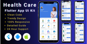 HealthCare Flutter UI Kit | Medical App Template Flutter UI Kit – Buy ...